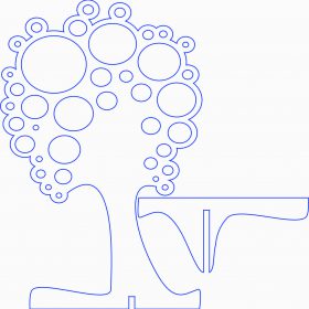 Tree to cut in cnc – DXF DOWNLOADS – Files for Laser Cutting and CNC ...