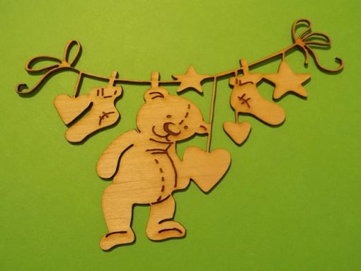 Bear decoration of children’s room – DXF DOWNLOADS – Files for Laser ...