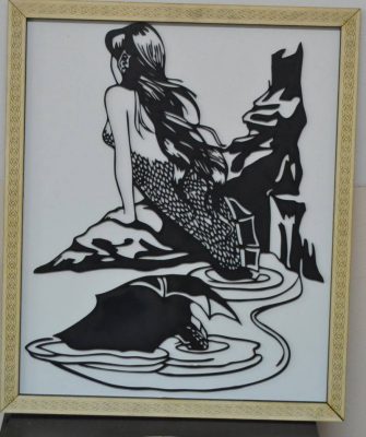 Mermaid frame – DXF DOWNLOADS – Files for Laser Cutting and CNC Router ...