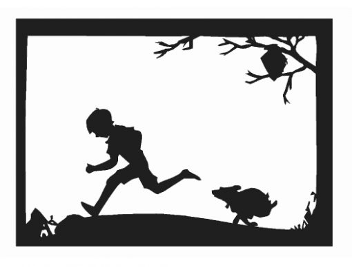 Child running vector for laser or cnc router – DXF DOWNLOADS – Files ...