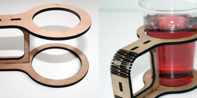 Cup holder laser wood – DXF DOWNLOADS – Files for Laser Cutting and CNC ...