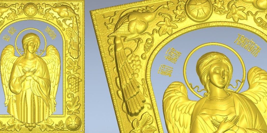 Angel 2 3d STL Model for CNC Router Engraver Carving Machine Relief ...