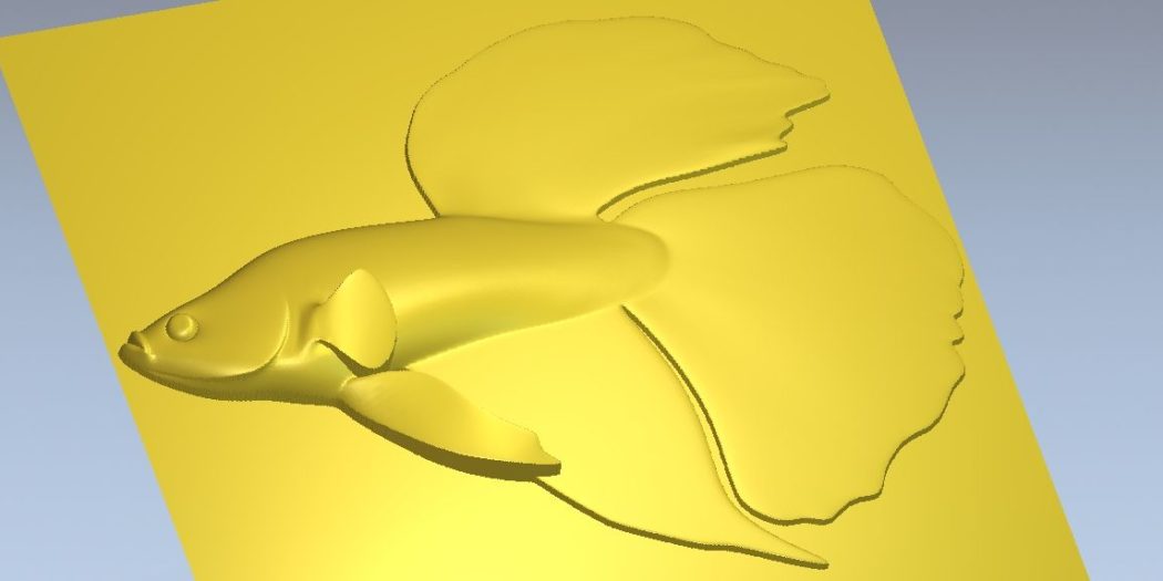 Betta splendens fish relief stl – DXF DOWNLOADS – Files for Laser ...