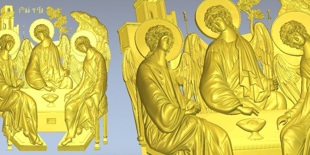 Religious relief file stl cnc 3d print – DXF DOWNLOADS – Files for ...
