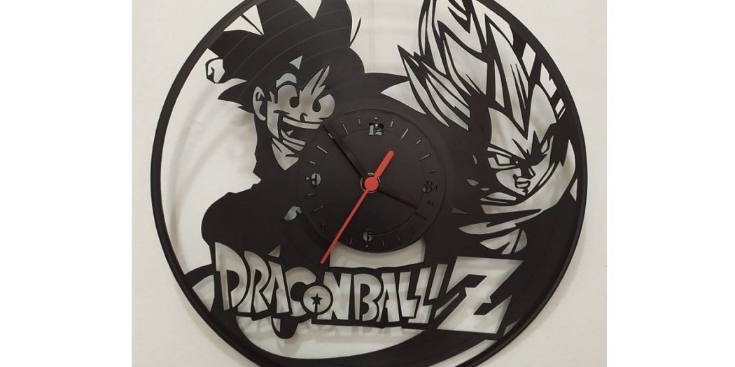Goku clock watch dxf vector vinyl disc laser cut – DXF DOWNLOADS ...