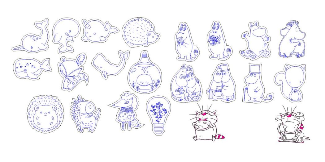 Pack kids laser cutting and engraving file cdr – DXF DOWNLOADS – Files ...