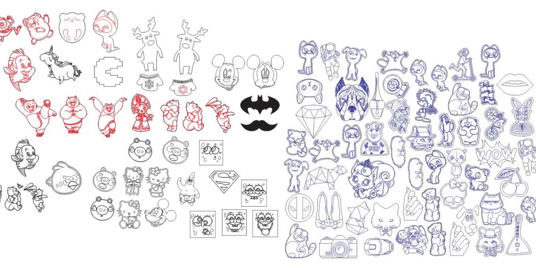 Kids 2 Vector Pack CDR File Laser Engraving – DXF DOWNLOADS – Files for ...