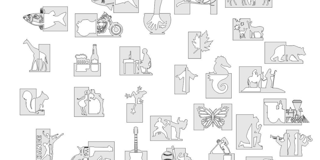 Scroll saw patterns arts cdr dxf vector pack – DXF DOWNLOADS – Files ...