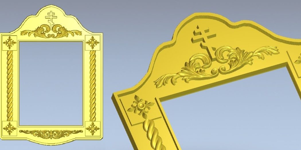 Free Religious Frame 3D Stl 1208 – DXF DOWNLOADS – Files for Laser ...