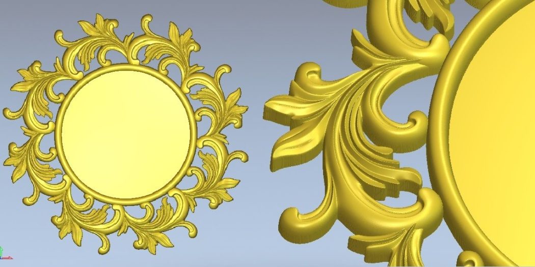 FREE Frame 3D Circular Stl 1249 – DXF DOWNLOADS – Files for Laser ...