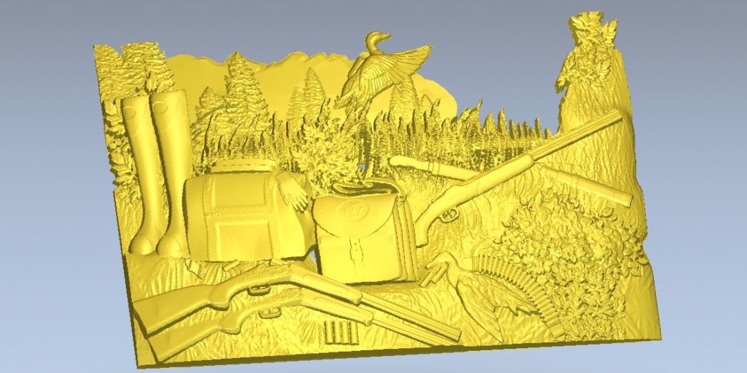 Free Download 3d Cnc Machining Hunter Panel 1275 – DXF DOWNLOADS ...