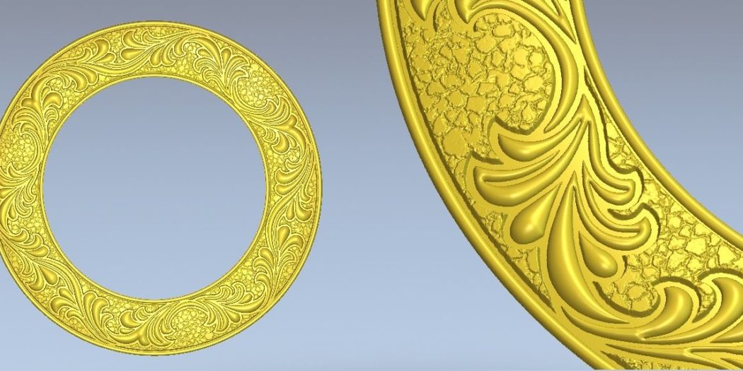 Circular picture frame 3d stl relief 1310 – DXF DOWNLOADS – Files for ...