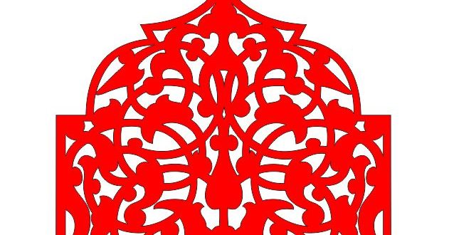 Free Vector File Cnc Arabic Pattern Dxf Downloads Files For Laser Cutting And Cnc Router