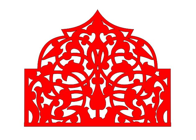 Free Vector File Cnc Arabic Pattern Dxf Downloads Files For Laser Cutting And Cnc Router