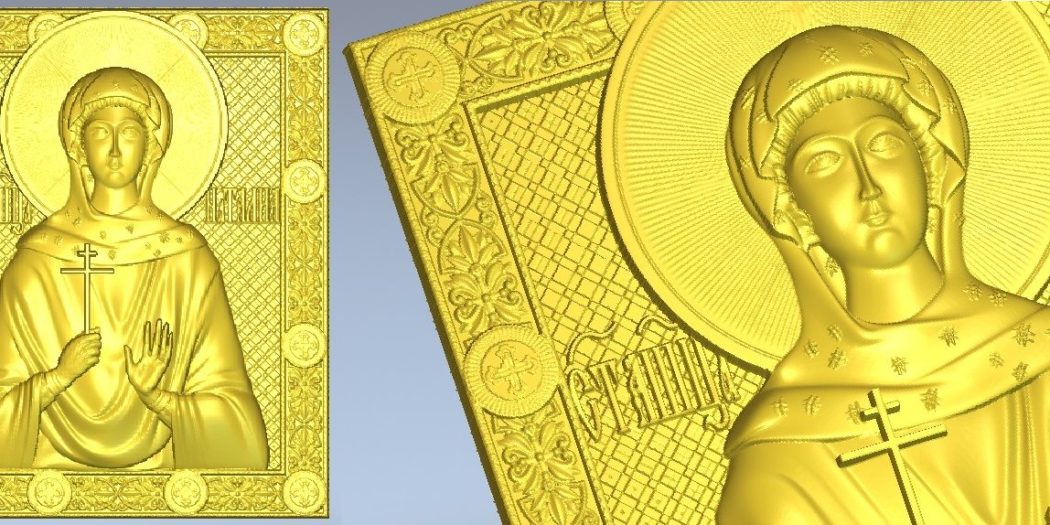 Free ArtCAM Vectric Vcarve Cut 3D Model Saint Religious File 1327 – DXF ...