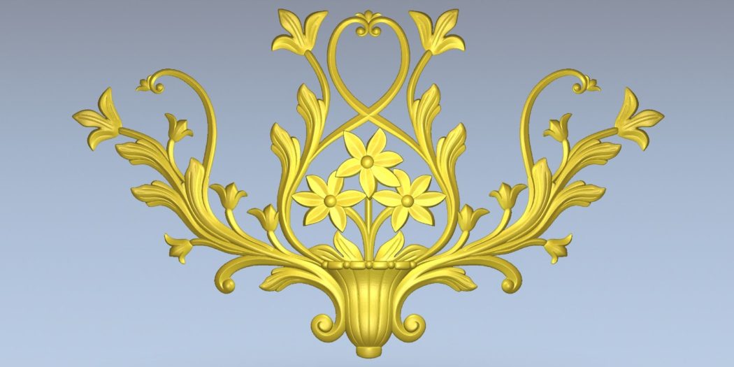 Flower Relief Vase 3D stl File 1380 – DXF DOWNLOADS – Files for Laser ...