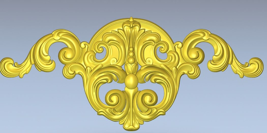 3D Wood Decorative Ornament STL File for CNC Routers 1434 – DXF DOWNLOADS – Files for Laser ...