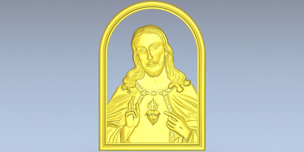 Panel 3d model Christ religious cnc 1498 – DXF DOWNLOADS – Files for ...