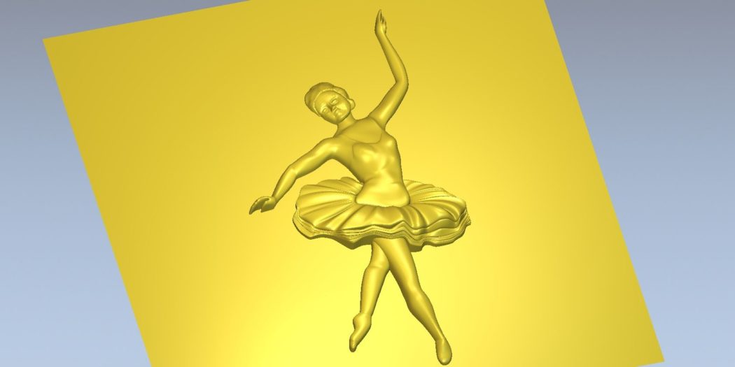 3D Relief ballet dancer ballerina cnc file 1578 – DXF DOWNLOADS – Files ...