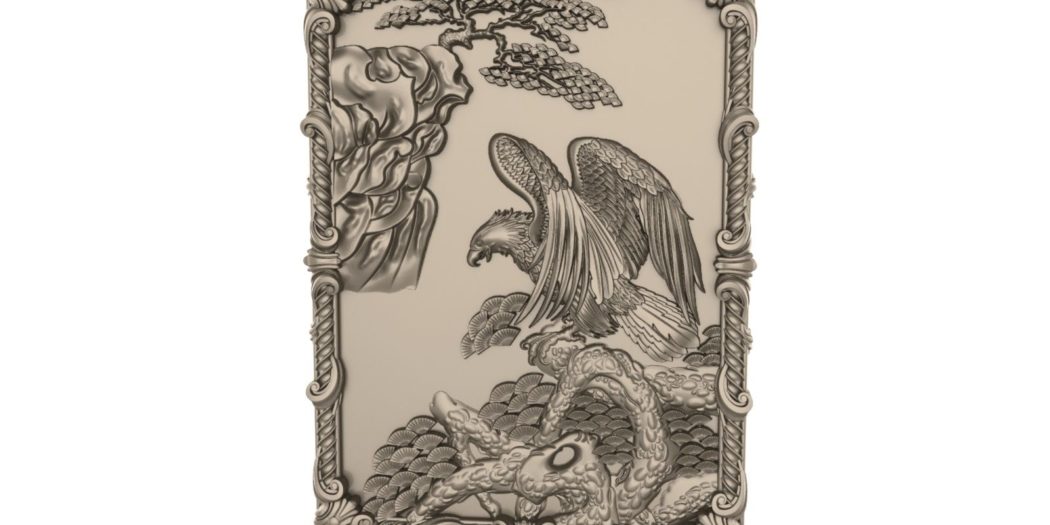 Free stl model to cnc download eagle wall frame 1623 – DXF DOWNLOADS ...