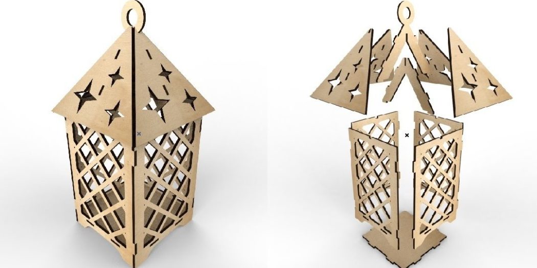 Laser Cut cnc file Lantern light flashlight cdr dxf – DXF DOWNLOADS ...