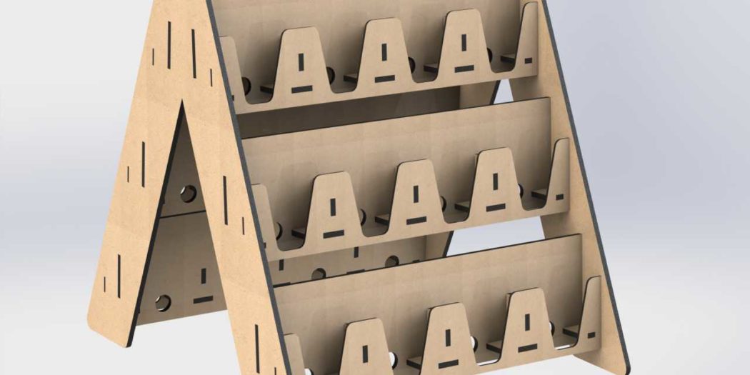 Mdf mobile stand organizer cnc cut design – DXF DOWNLOADS – Files for ...