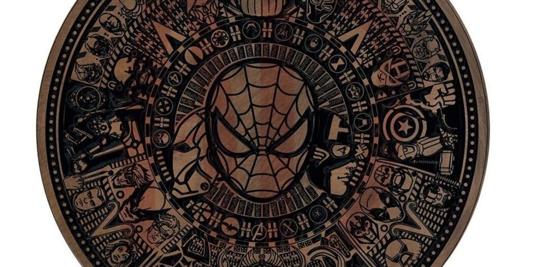 Spider Man Marvel Cnc Mandala Panel CDR File – DXF DOWNLOADS – Files ...