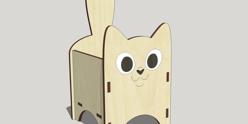 Cat box for cnc cut – DXF DOWNLOADS – Files for Laser Cutting and CNC ...