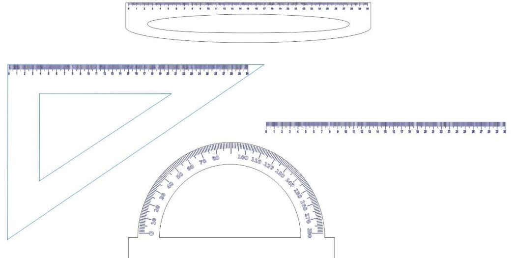 Free rulers to laser engraving and cut acrylic – DXF DOWNLOADS – Files ...