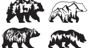 Bear – DXF DOWNLOADS – Files for Laser Cutting and CNC Router ArtCAM ...