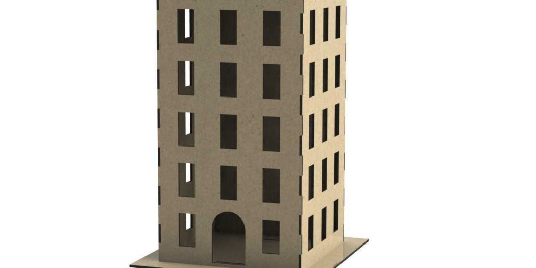 House multi storey building – DXF DOWNLOADS – Files for Laser Cutting ...