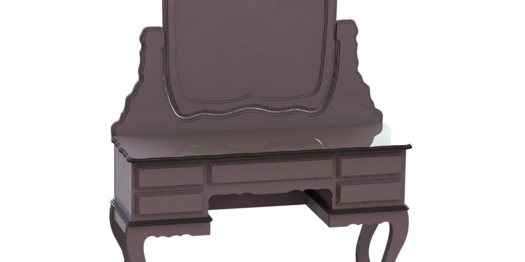 Baroque dressing table requires 6, 9, and 15mm thick sheets – DXF ...